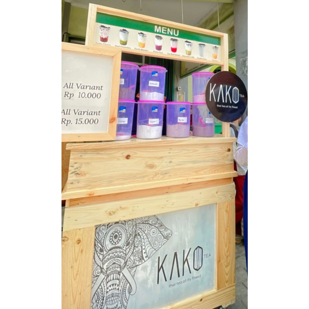 Jual CETAK STIKER BOOTH PORTABLE/GEROBAK | Shopee Indonesia