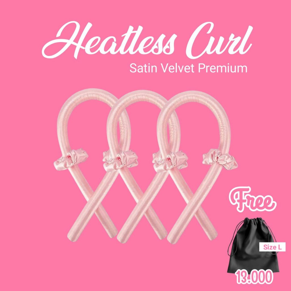 Jual HEATLESS CURL ALAT PENGKRITING RAMBUT TANPA CATOK HAIR CURLER ...