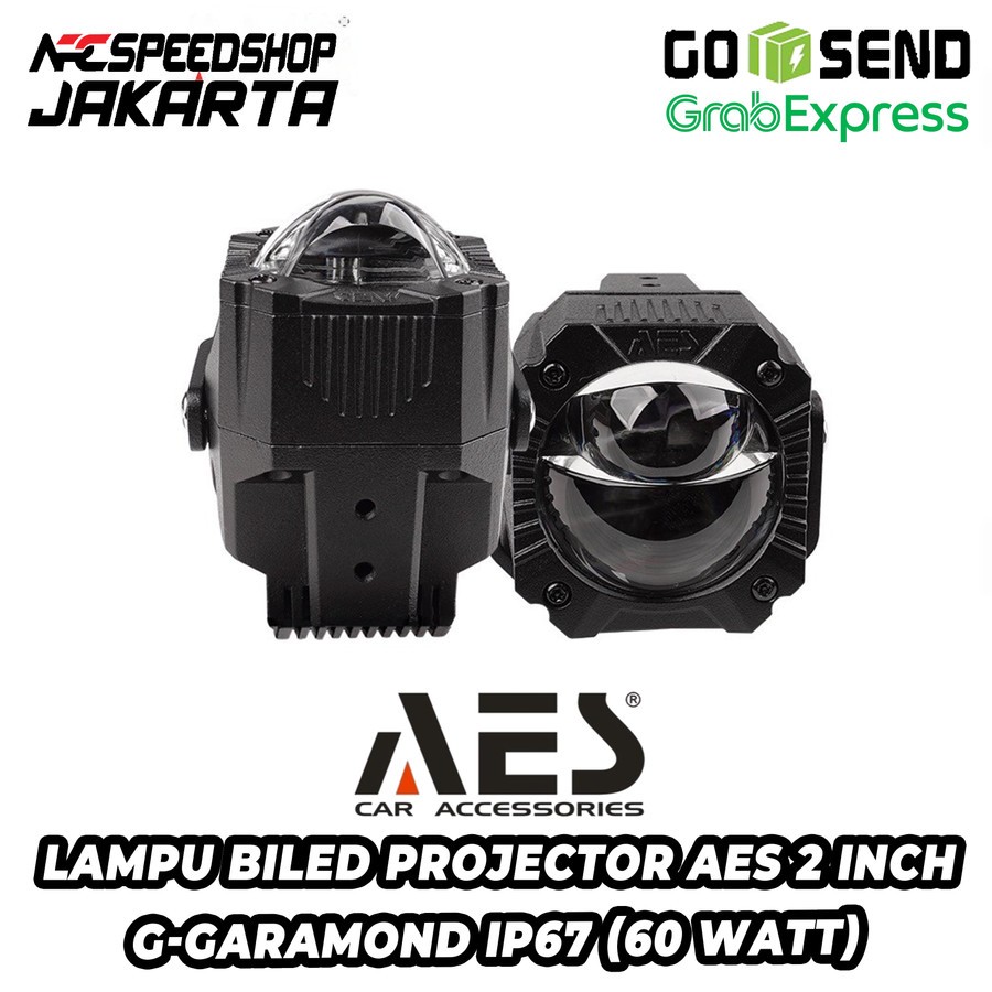 Jual Foglamp Biled Bi-Led Projector Lampu Tembak Fog Lamp AES 2 inch G ...