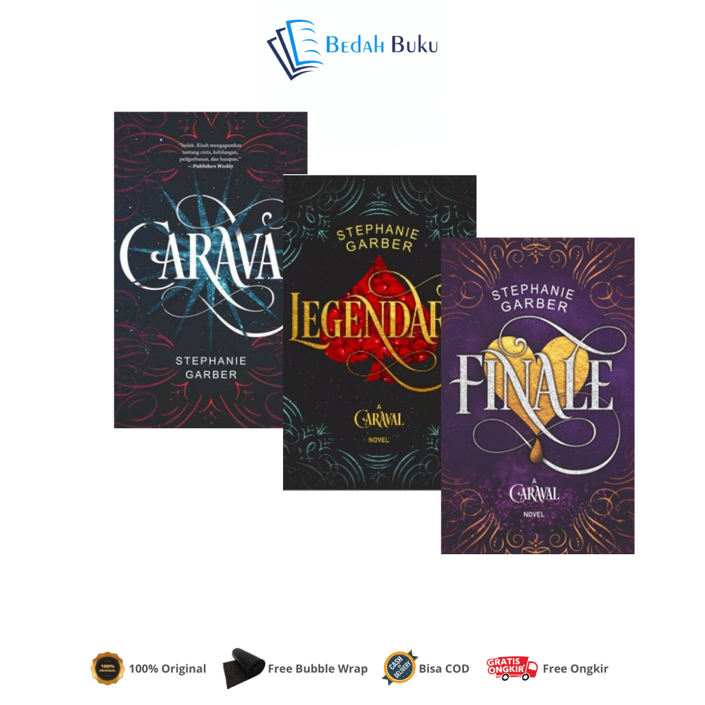 Jual MZ - NOVEL CARAVAL, CARAVAL #2: LEGENDARY, CARAVAL #3: FINALE by Stephanie Garber | Shopee ...