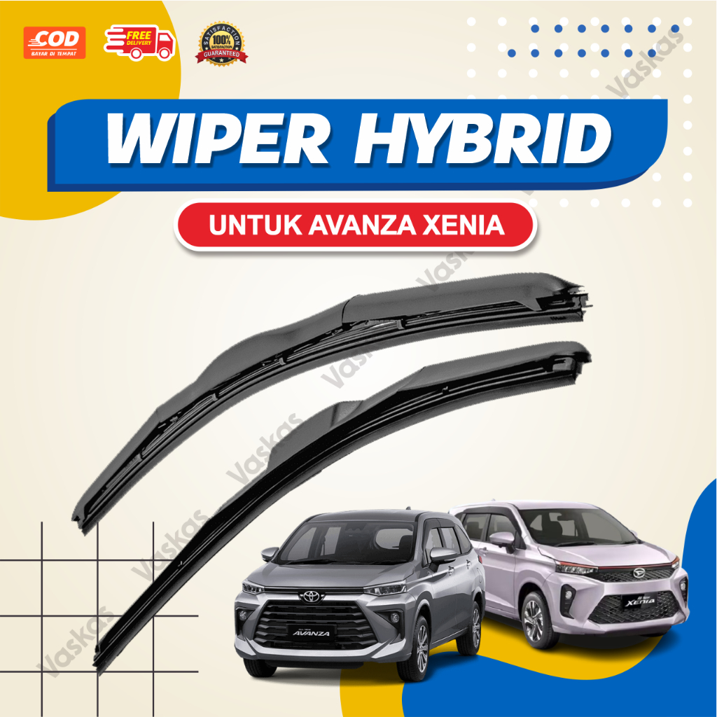 Jual Wiper Mobil Hybrid untuk Avanza dan Xenia Keluaran Lama dan Baru Sepasang Bisa COD | Shopee ...