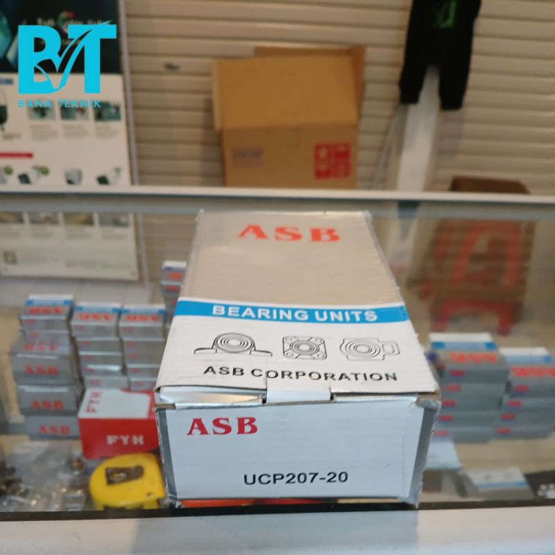 Jual Bearing UCP 207-20 ASB Pillow Block Diameter AS 31,750 mm | Shopee ...