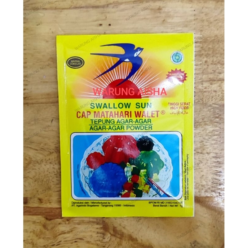 Jual Agar agar Swallow Sun Cap Matahari Walet 7 gr | Shopee Indonesia