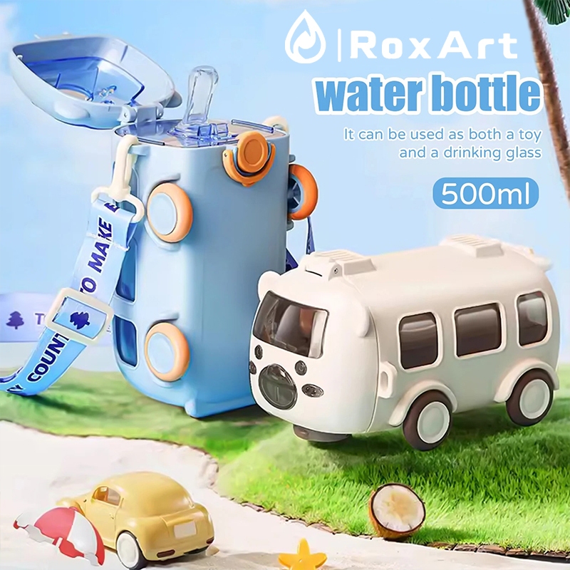 Jual RoxArt 500ML Botol Air Minum Anak Bentuk Bus Lucu Karakter Mobil ...