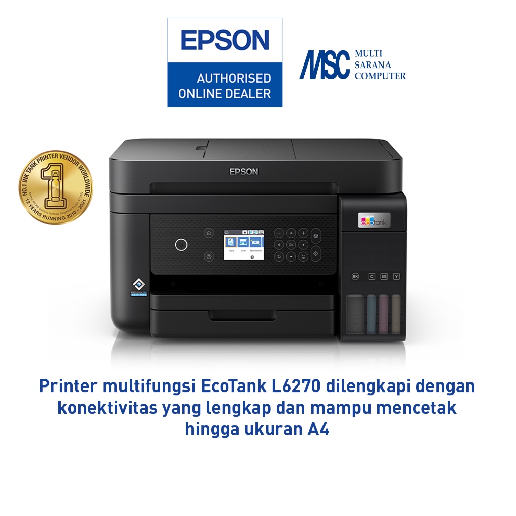 Jual Printer Epson L6270 L 6270 L-6270 Duplex All in One F4 ADF WIFI ...