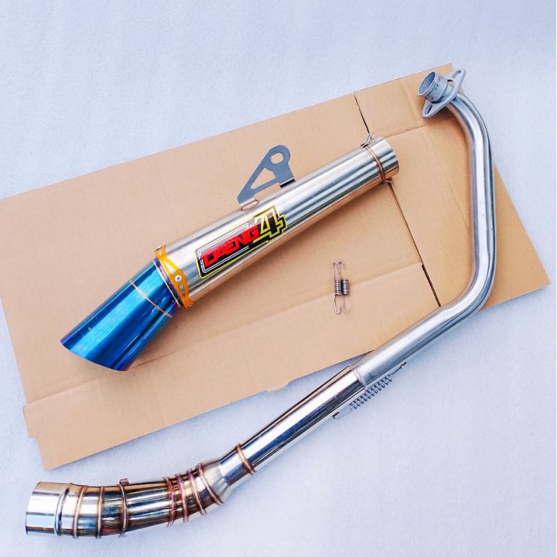 Jual Conical open exhaust pipe Daeng sai4 For Tmx Rusi tc Raider 150 ...