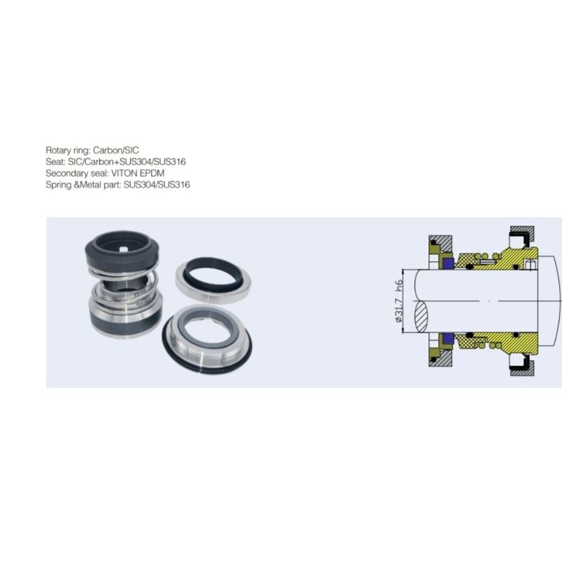 Jual MECHANICAL SEAL ALFA LAVAL FSS 32mm | Shopee Indonesia