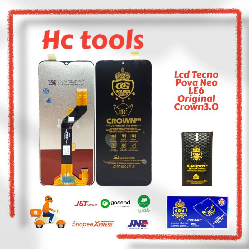 Jual LCD TOUCHSCREEN TECNO POVA NEO LE6/LE6H ORIGINAL | Shopee Indonesia