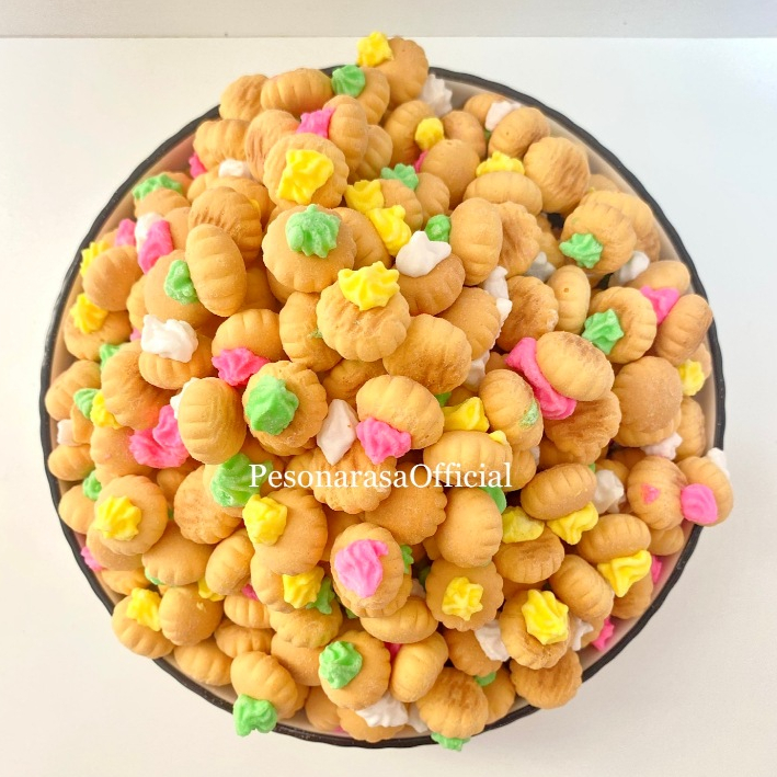 Jual Gem Rose / Kue kancing 100g-1KG / Cemilan Biskuit Jadul / Gem Rose ...