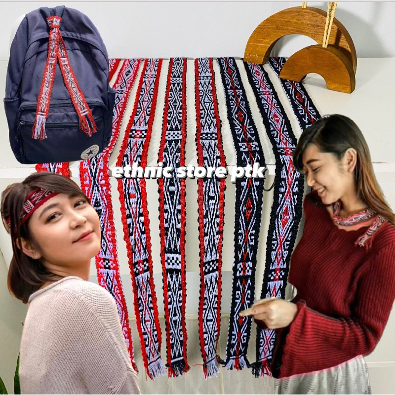 Jual Ikat Kepala Tenun Sortali Batak 3,5 x 85 cm (Aksesoris / Hiasan ...
