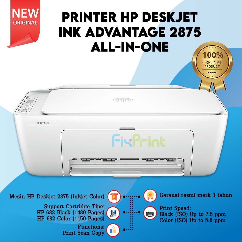 Jual Printer HP Deskjet Ink Advantage 2875 Multifunction Wireless Print ...