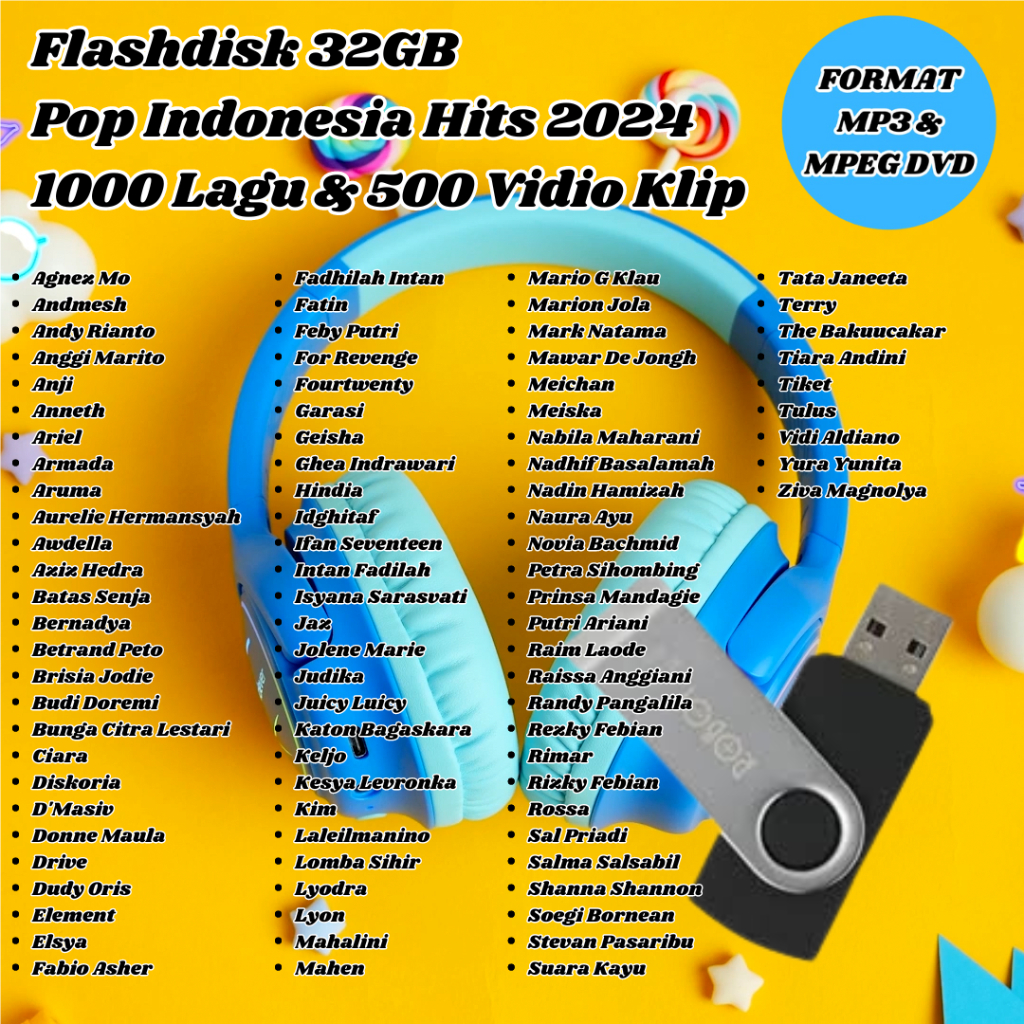 Jual Flashdisk Musik DVD 32GB | Shopee Indonesia