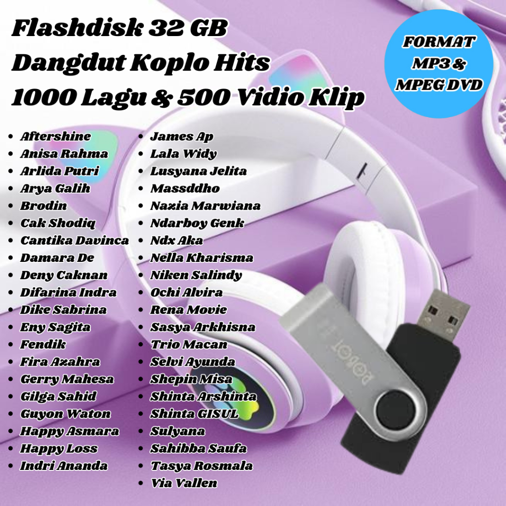 Jual Flashdisk 32GB Robot Untuk Speaker Mobil DVD Player Tv Dll ...