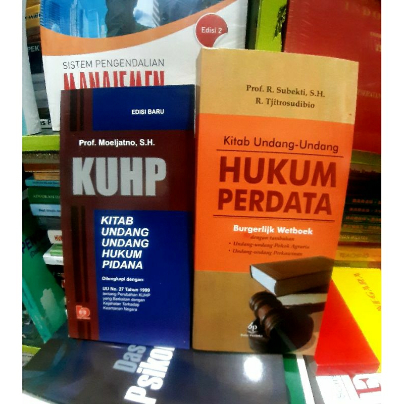 Jual Paket 2 Buku KUHP & KUH PERDATA (BW) | Shopee Indonesia