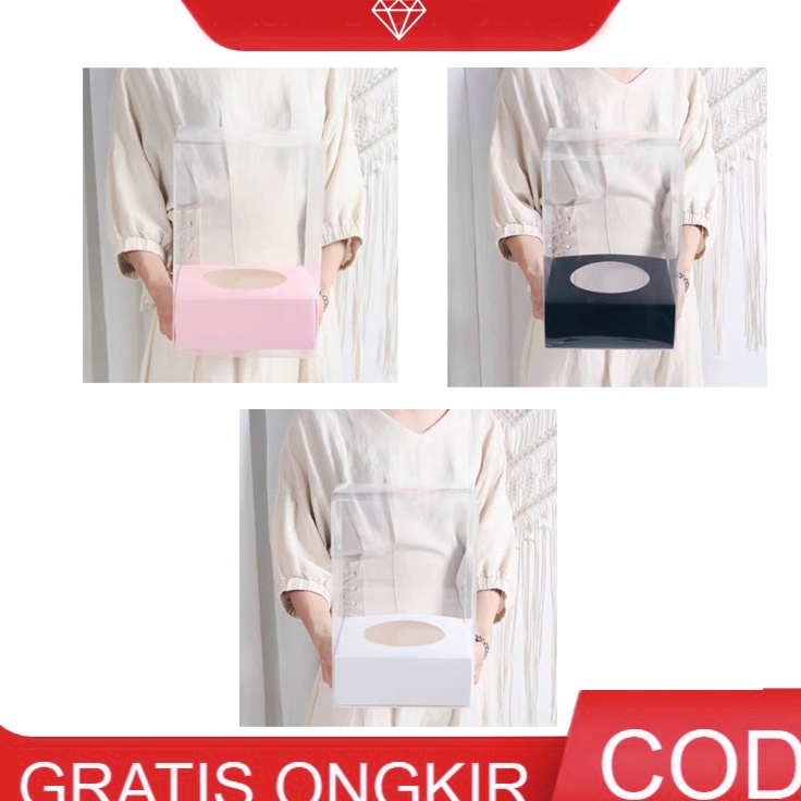 Jual PENAWARAN SPESIAL Mika Flower Box Soft Box Kotak Bunga Transparan ...