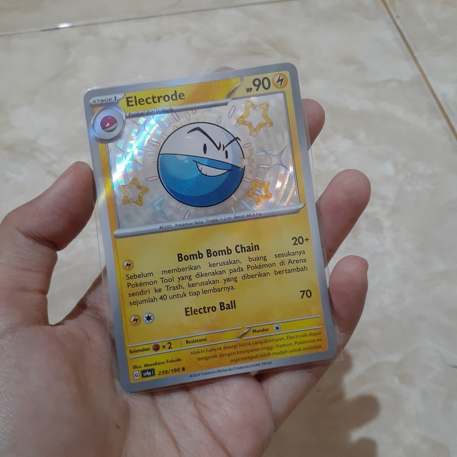Jual Electrode Baby Shiny 239/190 S SV4A Pokemon TCG Indonesia | Shopee Indonesia