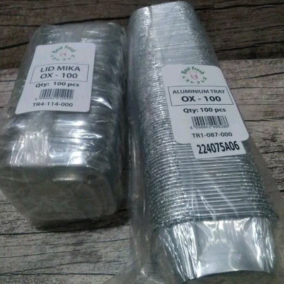 Jual ALUMUNIUM FOIL OX 100 + tutup ( @50pcs ) | Shopee Indonesia