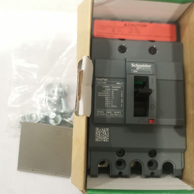 Jual [CUCI GUDANG] Schneider MCCB circuit breaker Easypact EZC100F 3P 100A | Shopee Indonesia