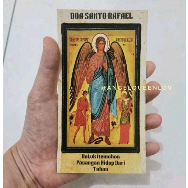 Jual Lembar Doa Santo Rafael untuk Memohon Pasangan Hidup | Shopee ...