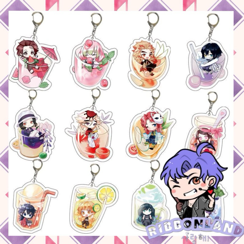 Jual Gantungan Kunci Ganci Demon Slayer Kimetsu No Yaiba Seri Gelass ...