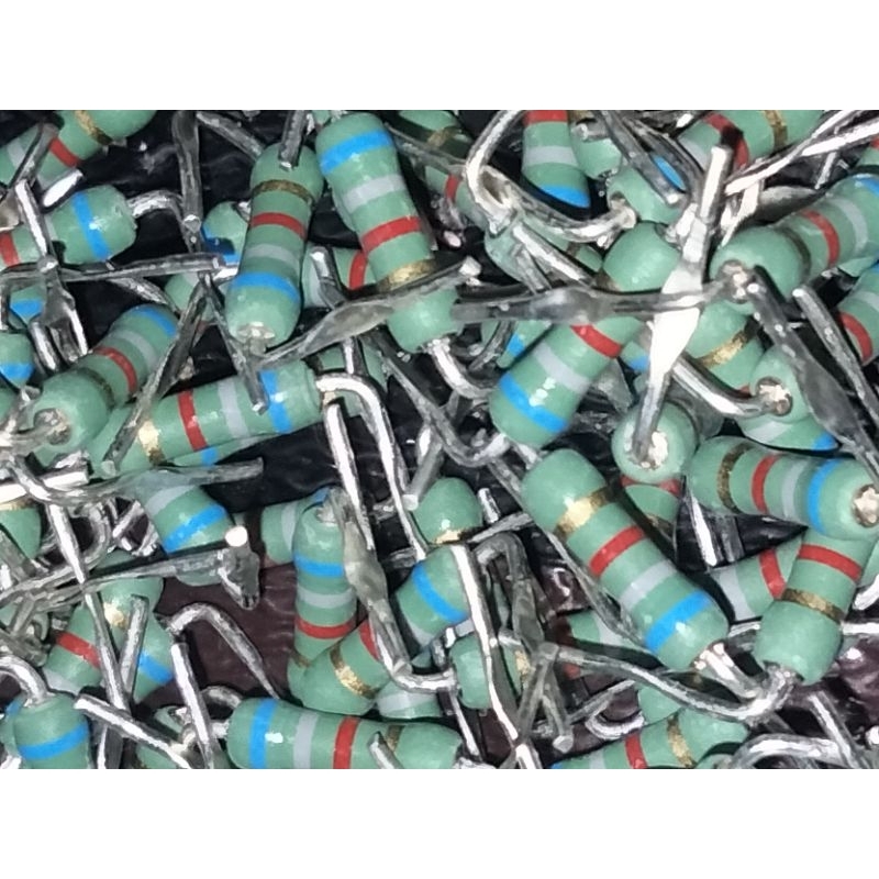 Jual Resistor 6k8 1w body 1/2w akane ohm (10pcs) | Shopee Indonesia