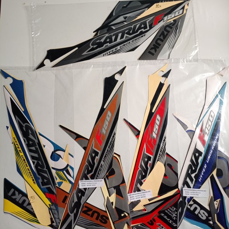 Jual Stiker Striping Sticker Suzuki Satria F 150 Facelit 2015 List Les ...