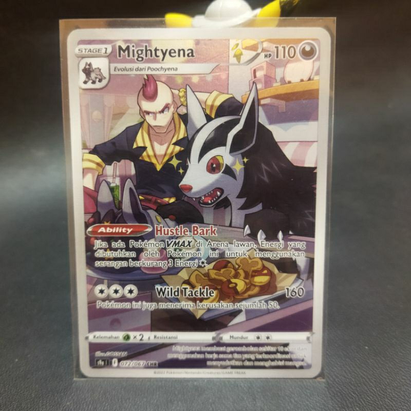 Jual Pokemon TCG Indonesia Mightyena s9a 072/067 CHR Original | Shopee ...