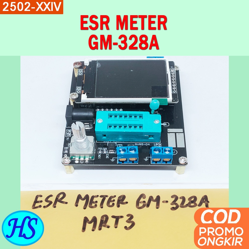 Jual GM328A ESR meter RLC Transistor Diode Tester | Shopee Indonesia