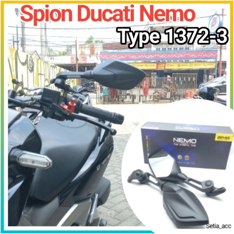 Jual Spion Model Ducati Nemo 1372 Nemo 1008 Vario 160 Nmax Turbo Neo S ...