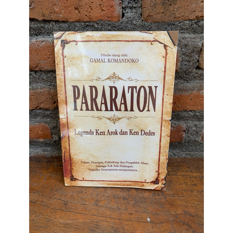Jual Pararaton Legenda Ken Arok dan Ken Dedes•Buku Bekas•Nov Bekas ...
