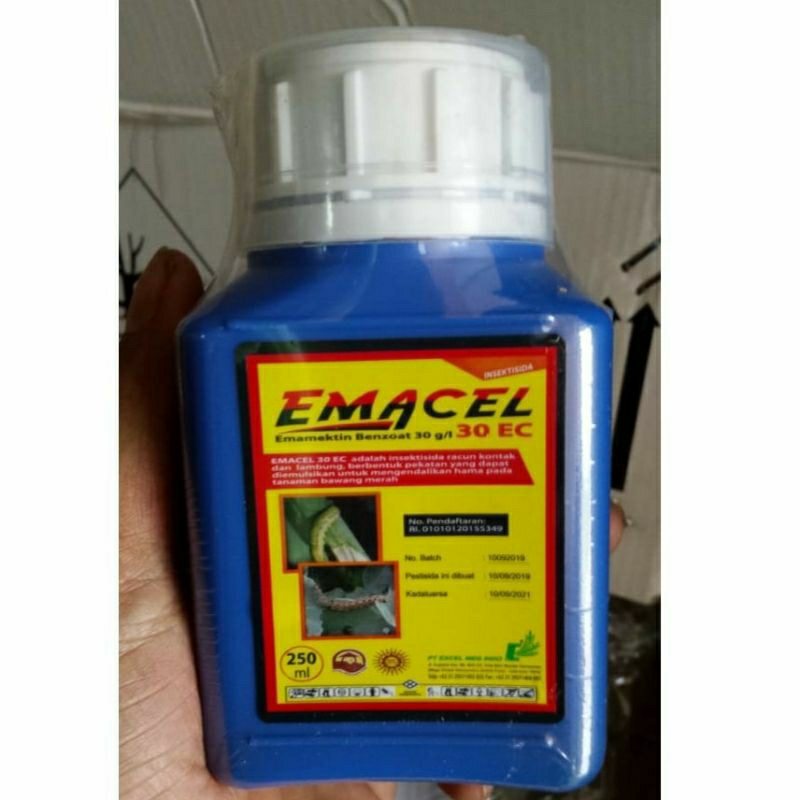 Jual Insektisida Emacel 30 EC isi 100ml, 250ml, 500ml, 1 liter | Shopee ...