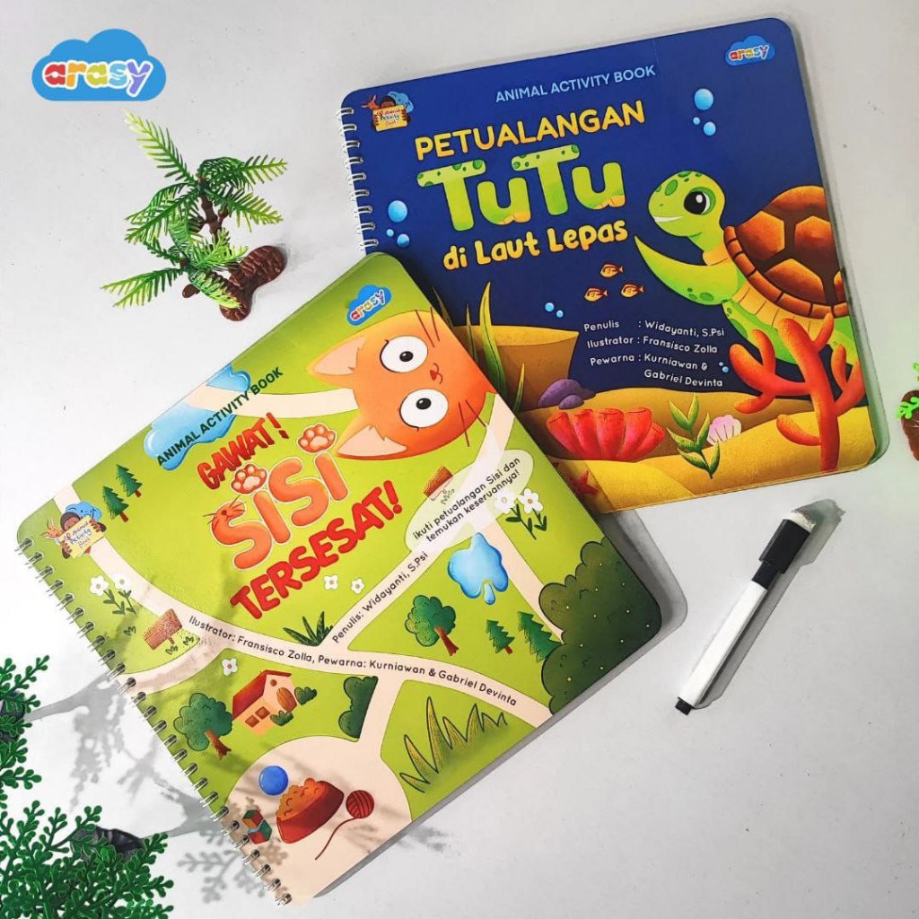 Jual Sisi dan Tutu (Seri Animal Activity Book) - Arasy | Shopee Indonesia