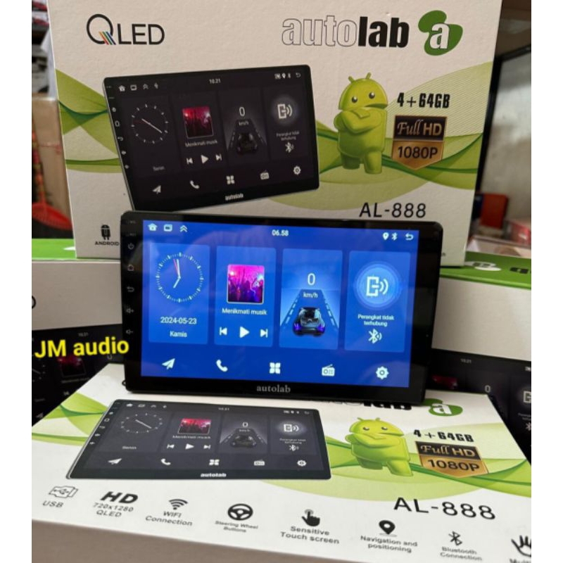 Jual HEAD UNIT TV Android AUTOLAB 9 inch 4/64 LAYAR QLED | Shopee Indonesia