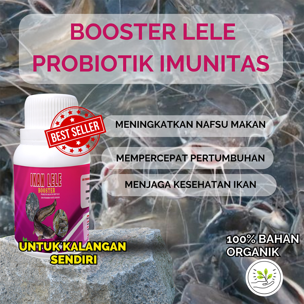 Jual BOOSTER IKAN LELE, VITAMIN Ikan lele agar cepat besar 100 ml ...