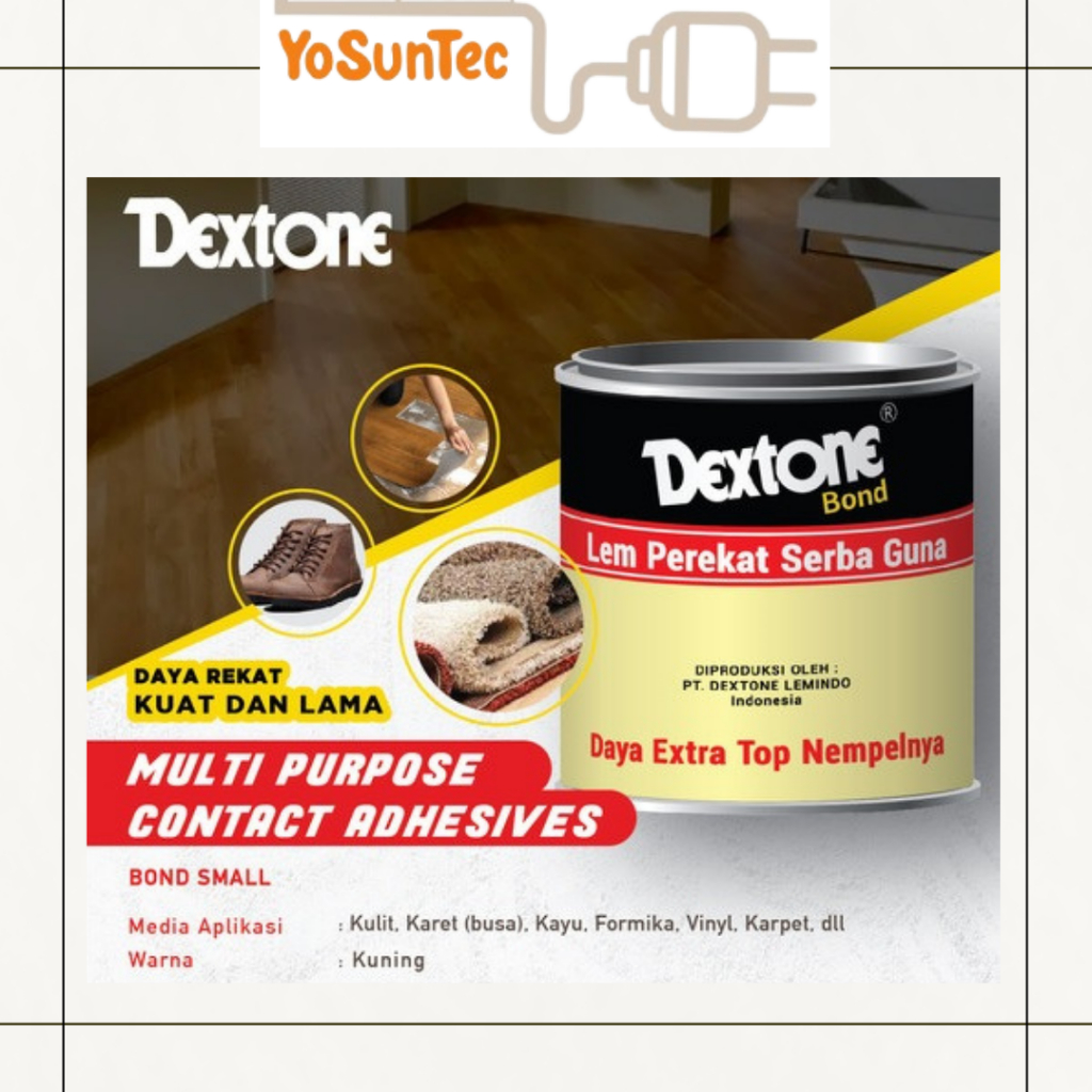 Jual Dextone Lem Aibon Dextone Bond 101 Kaleng 100 Gr Original Karet ...