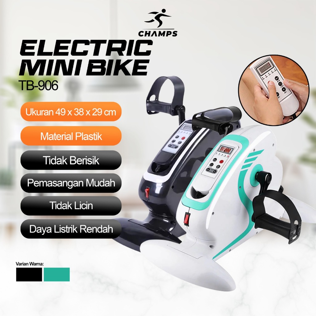 Jual CHAMPS Sepeda Statis Elektrik Low Watt | Alat Terapi Stroke Kaki ...