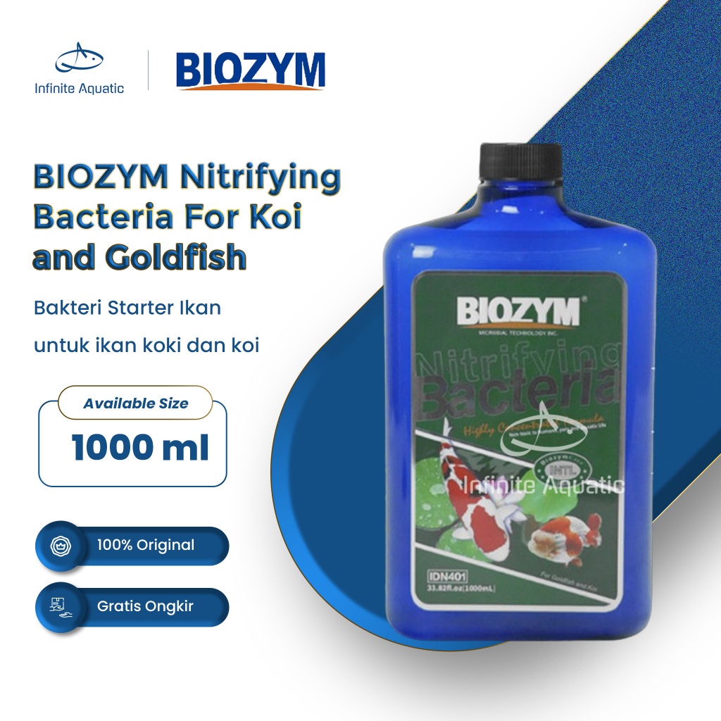 Jual Biozym Nitrifying Bacteria Highly Concentrate 1000 ml Formula for ...