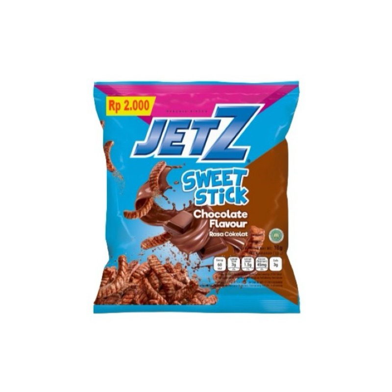 Jual CHIKI JETZ SWEET STICK COKELAT @18GRAM | 1 RENCENG ISI 10 BUNGKUS ...