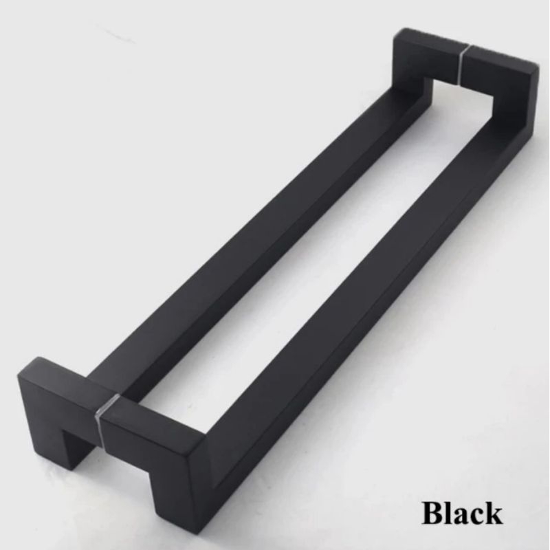 Jual Handle pintu stainless AS 150 cm 150cm hitam siku double 809 ...