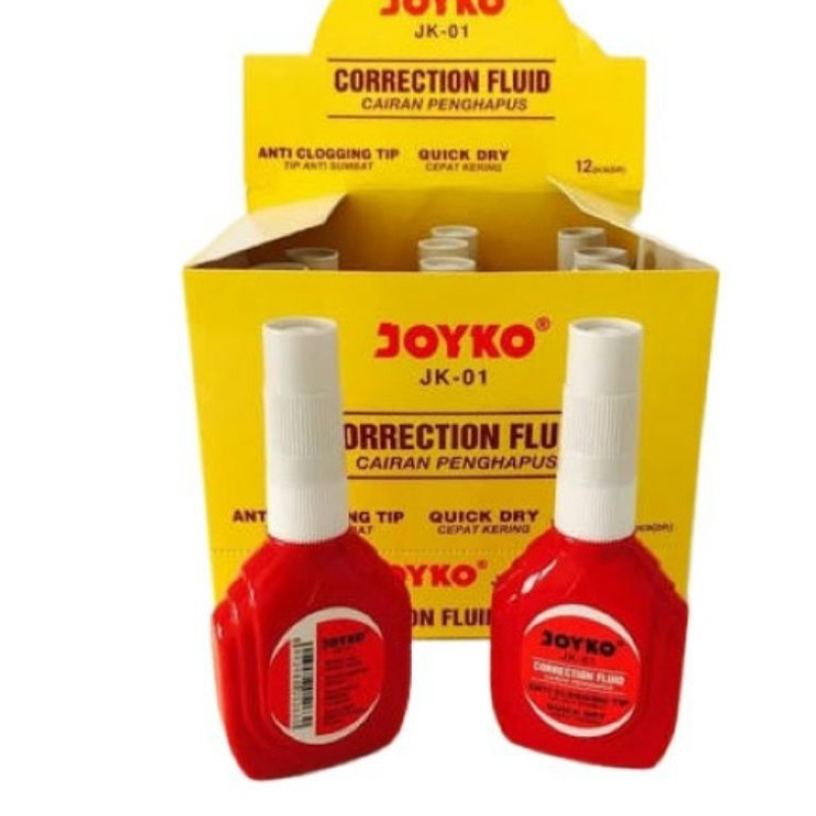 Jual Tipex Tip-Ex Tipe X Joyko Jk01 Merah Cair (SATUAN) | Shopee Indonesia