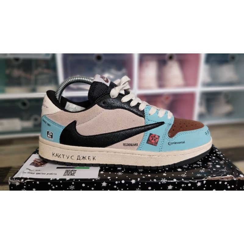 Jual Air J*rdan 1 Low x Travissc*tt x Jackb*ys 'E30' size 40 second ...
