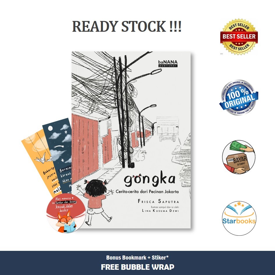 Jual Buku Gonka: Cerita-cerita dari Pecinan Jakarta by Frisca Saputra - Banana (Fiksi) | Shopee ...