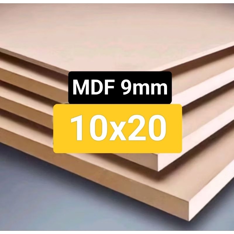 Jual PAPAN MDF TEBAL 9MM UKURAN 10 X 20 CM | Shopee Indonesia