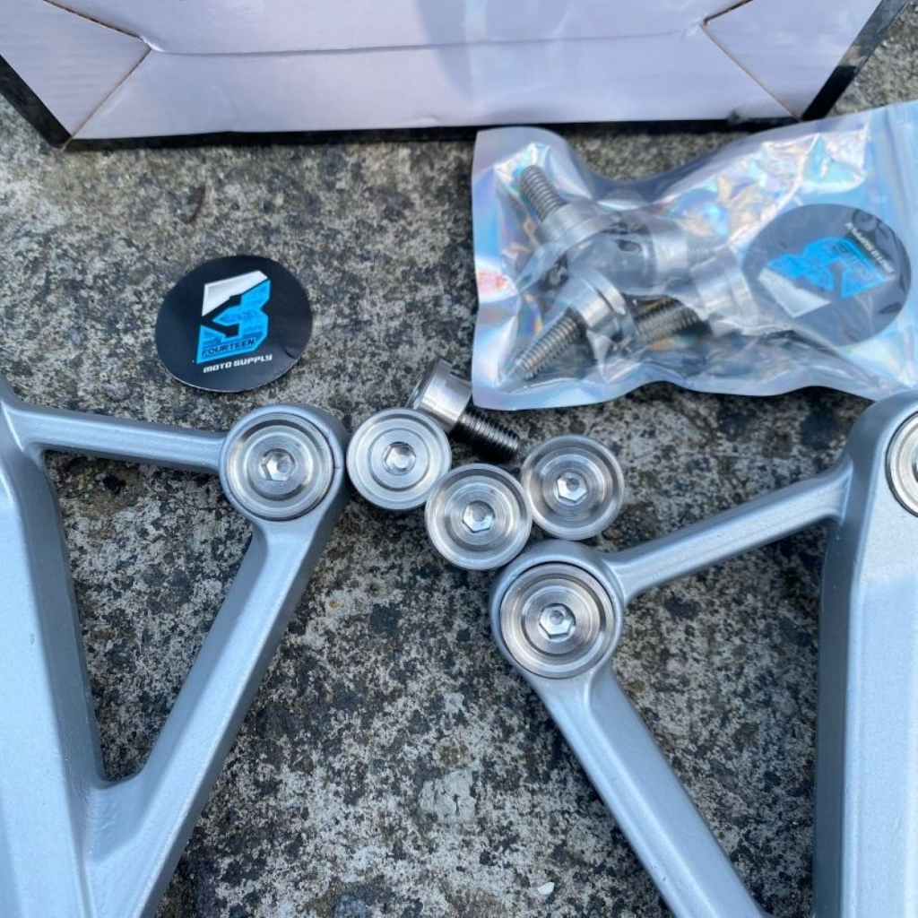 Jual Manisan baut postep ring baut footstep CB150 CBR K15 K45 CBR500 ...