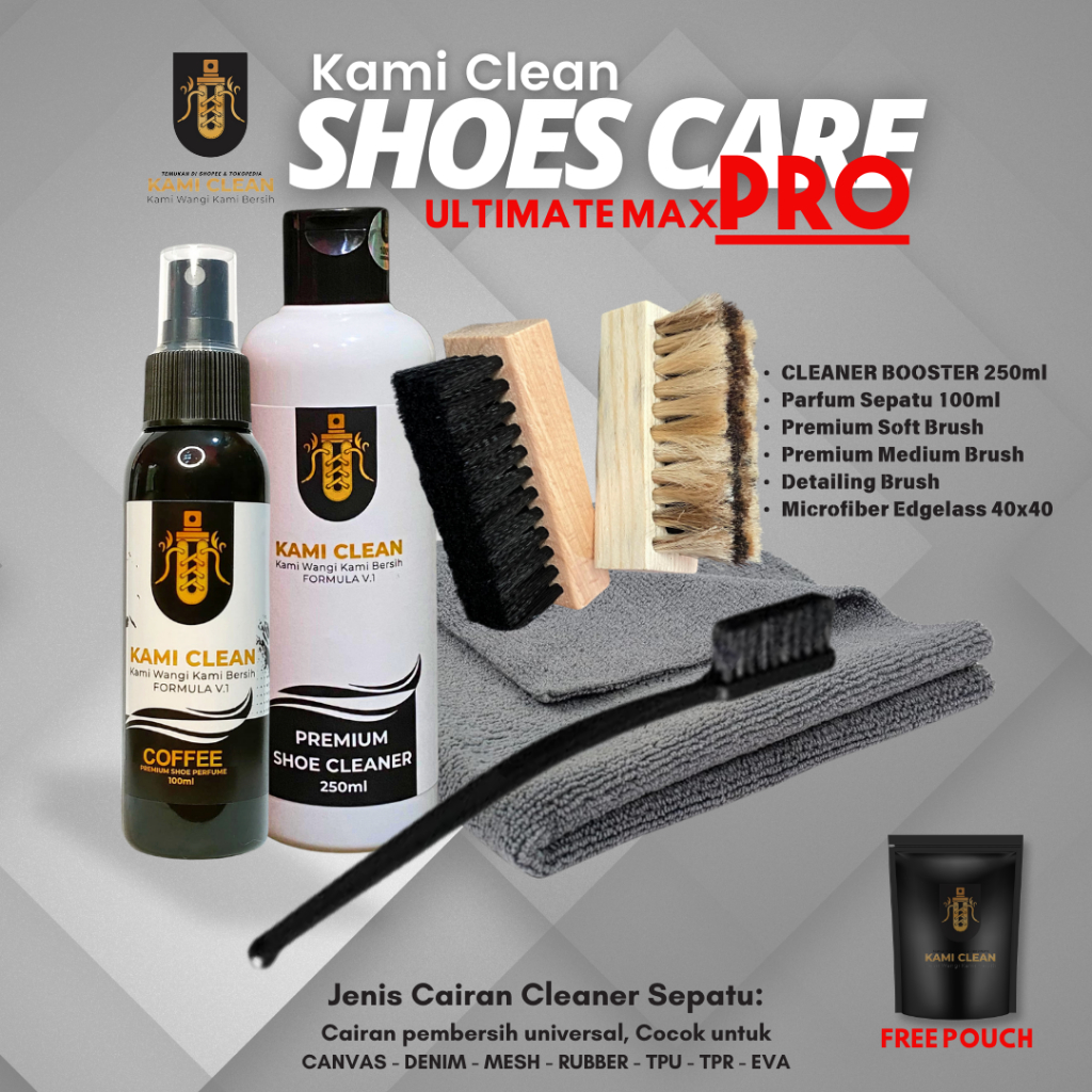 Jual Paket Perawatan Cuci Bersih Sepatu Sendiri | Lengkap Penggunaan ...