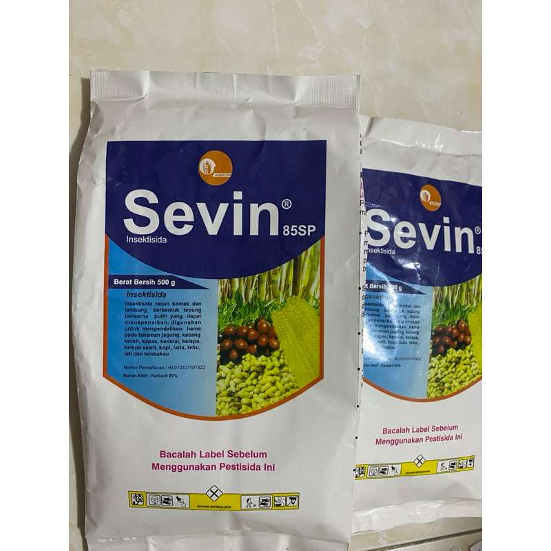 Jual SEVIN 85sp | Original Insektisida 500gram | AGRICON | Shopee Indonesia