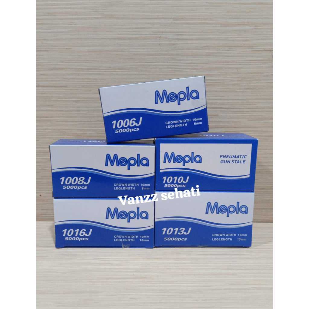 Jual Isi Staples Merek Mepla U (1006J, 1008J, 1010J, 1013J, 1016 J, 413 ...