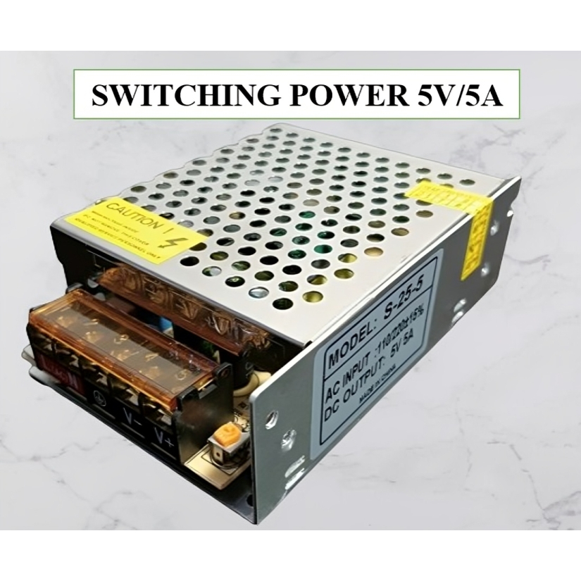 Jual Power Supply Adaptor Switching 5V/5A 5 Ampere 5 Volt Trafo Travo ...
