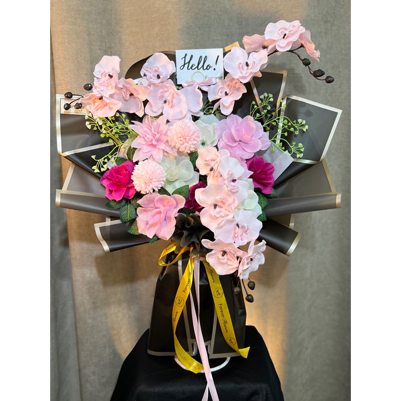Jual BUKET ANGGREK ARTIFICIAL | ORCHID BOUQUET ARTIFICIAL | GRAND ...