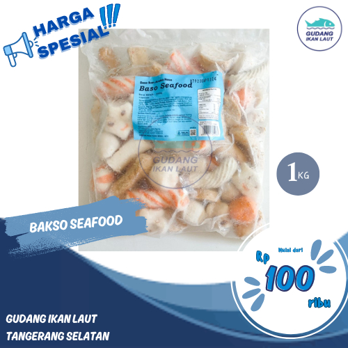 Jual BAKSO SEAFOOD MIX 1KG FRESH FROZEN | Shopee Indonesia